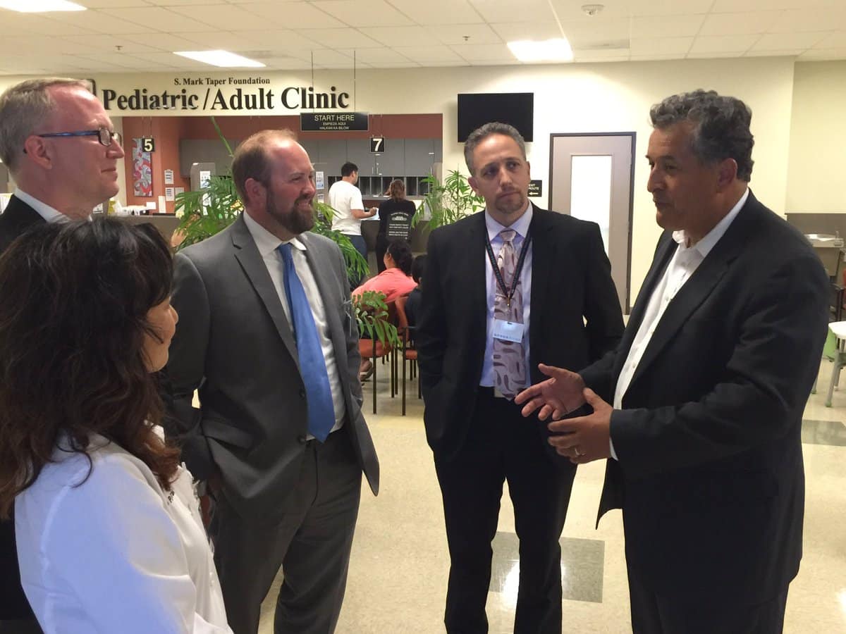 Rep. Juan Vargas staff tour of Family Health San Diego - New Markets ...