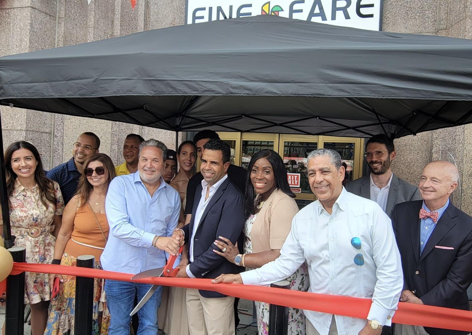 Rep. Adriano Espaillat (D-NY) speaks at grand opening of Fine Fare ...