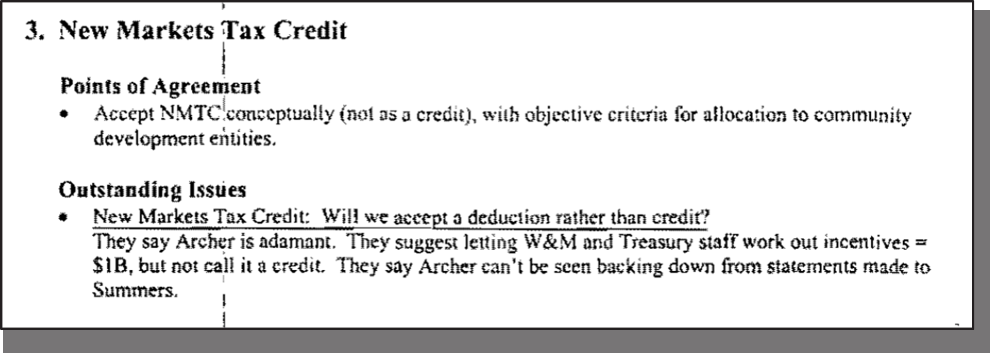 Looking Back on the Origins of the NMTC - New Markets Tax Credit Coalition